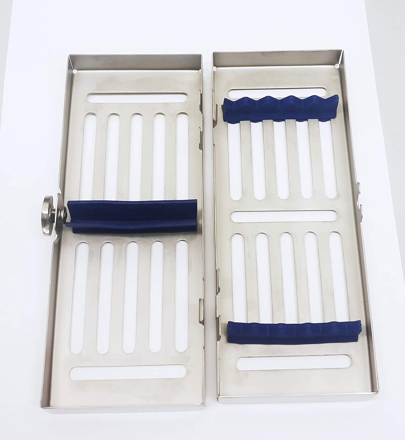 STERILIZATION CASSETTE RACK TRAY HOLD 5 SILICONE FITTED AUTOCLAVE CE ...