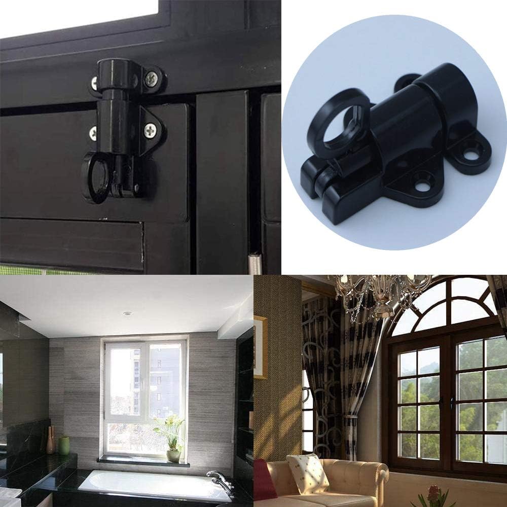 Door Latch Bolt Door, 4 Pcs Security Bolt Latch, Latch Sliding Door ...