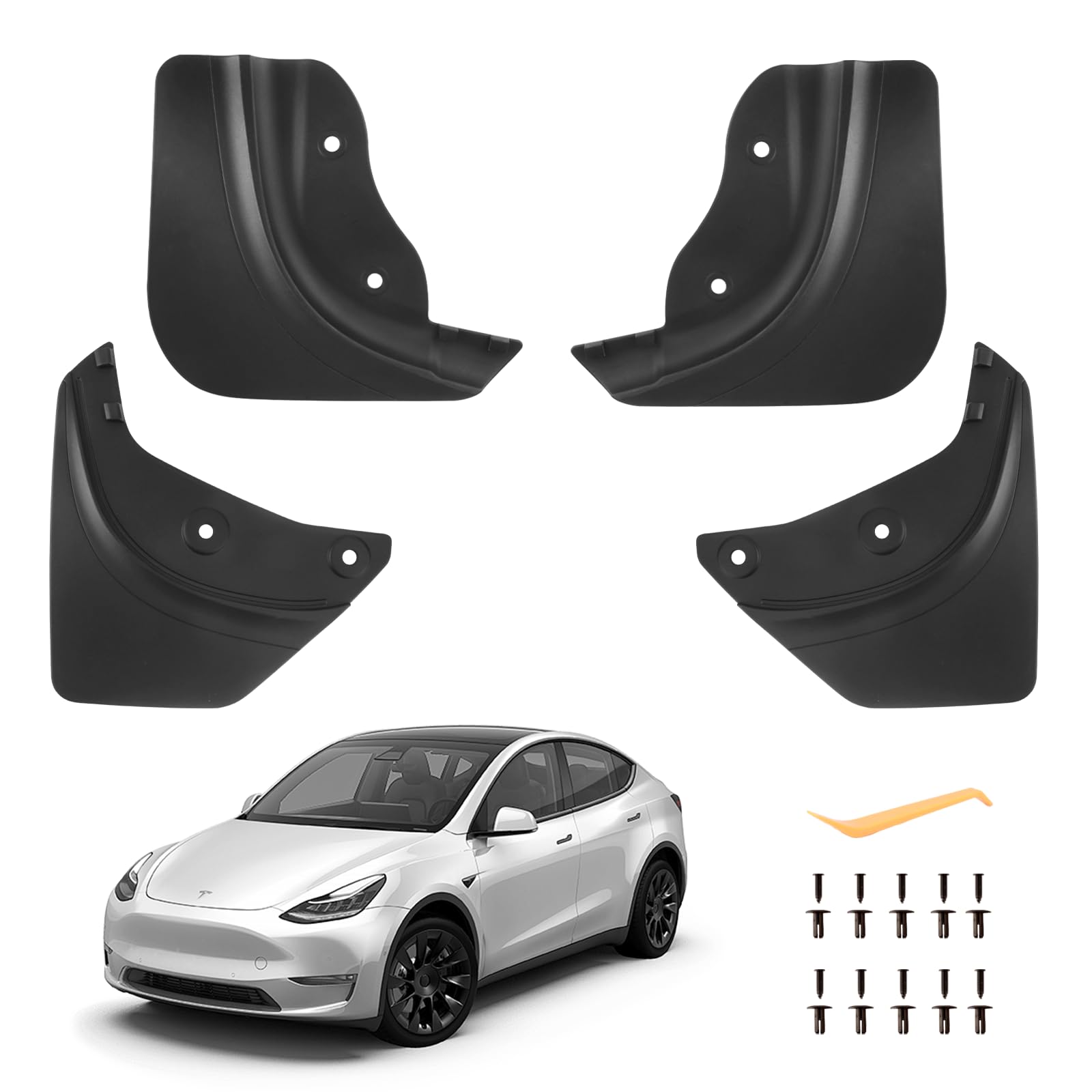NINGFIST 2025 Upgraded Tesla Model Y Mud Flaps Tesla Model Y ...