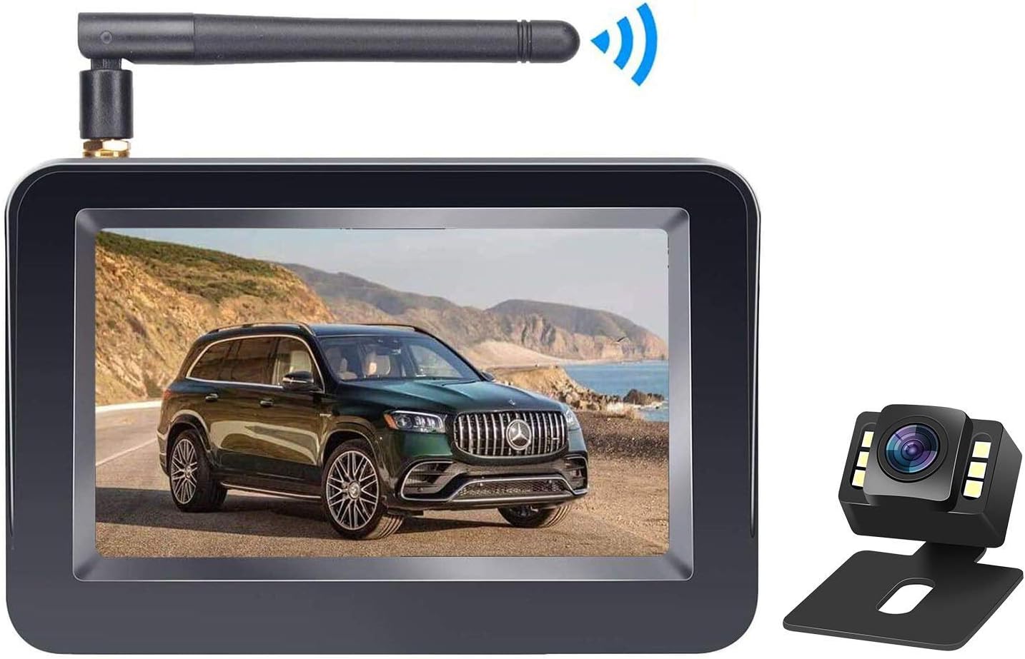 LeeKooLuu Wireless Reversing Camera and 4.3 inch Monitor System for ...