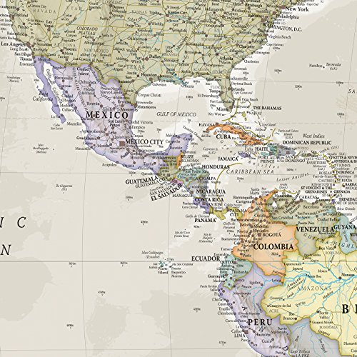 Maps International - Giant World Map Mural - Mega-Map of The World ...