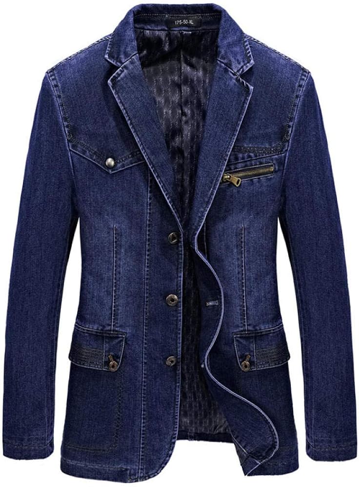 Giacca sportiva da uomo Giacca di jeans da uomo di alta qualità ...