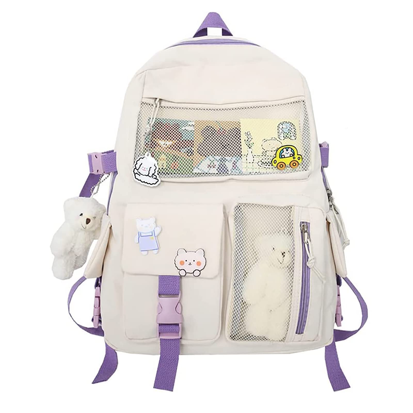 Thanps Kawaii Backpack with Cute Pin and Accessories Cute Kawaii ...