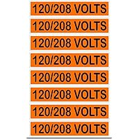 Amazon.com: Safety Decal Unlimited Orange Black Conduit Line Marker ...