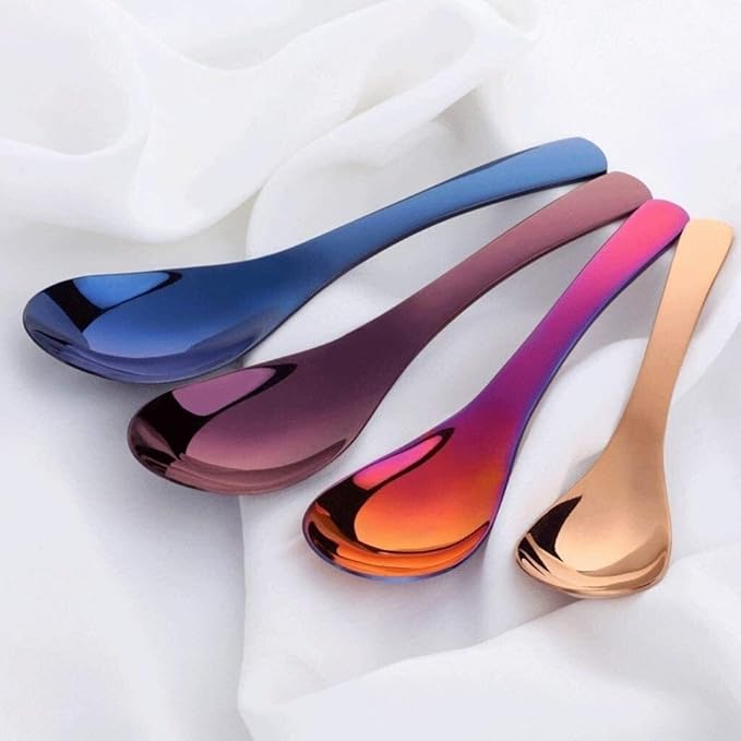 Creative Tableware Soup Spoon 4-Pack /8-Pack Thick Heavy-weight Soup ...