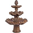 Amazon.com: Solid Rock Stoneworks 3 Tier Pineapple Concrete Fountain- 54" Tall- Espreso : Patio ...