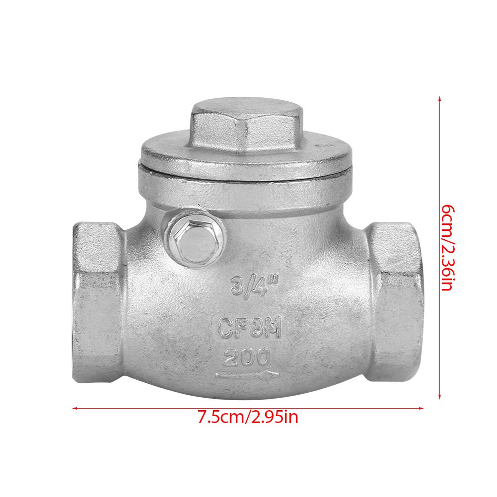 Check Valves DN20 Swing Check Valve one-way flow Female Thread ...