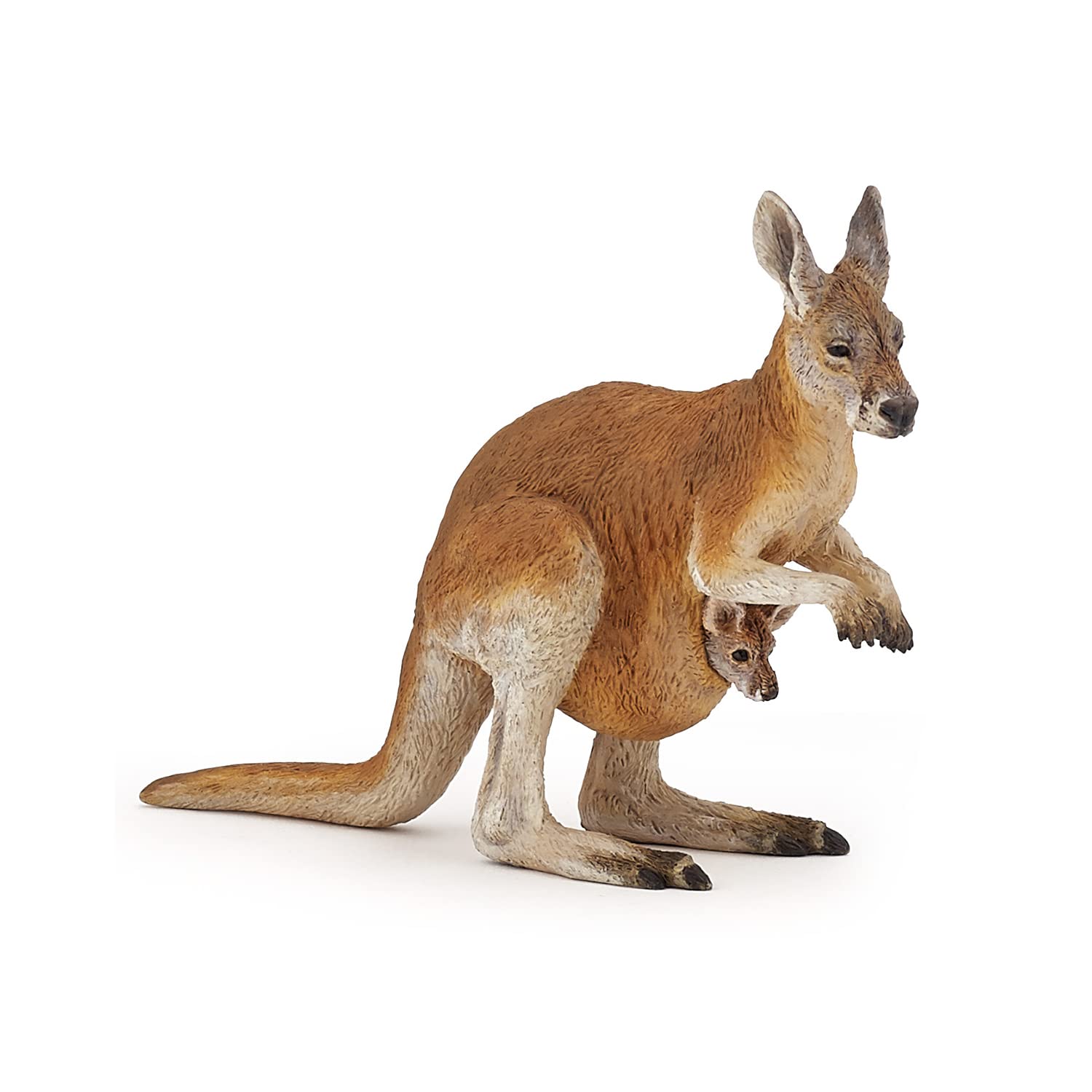 Mua Hand-Painted - Figurine -Wild Animal Kingdom - Kangaroo with Joey ...