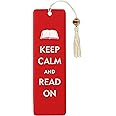 Amazon.com: Keep Calm & Read On Beaded Bookmark: 9781441313300: Peter ...