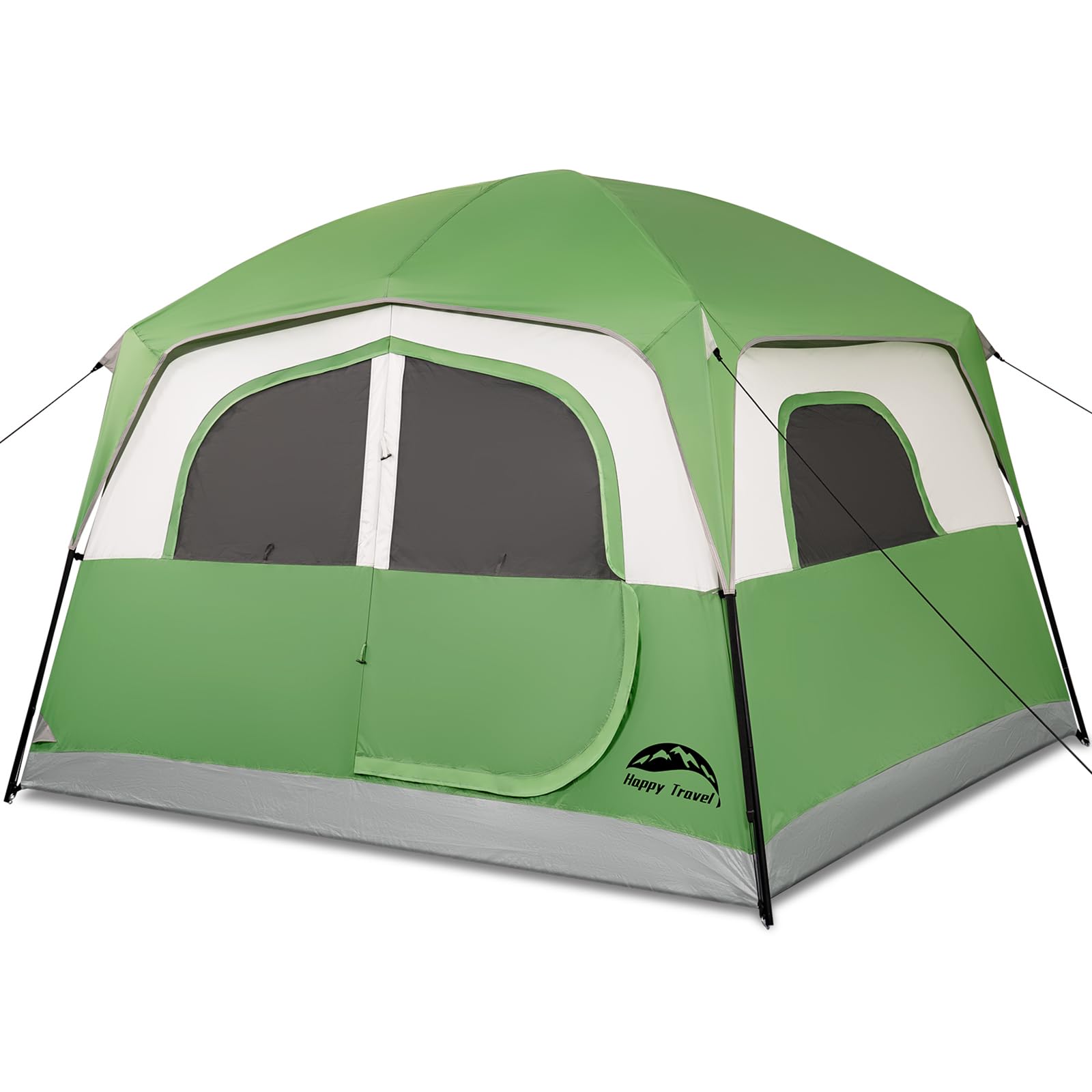 Happy Travel Tent 6 Person Tents for Camping, Waterproof Easy Setup ...