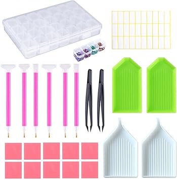 Jatidne Diy Diamond Painting Accessories Full kit Diamond Art Tool with ...