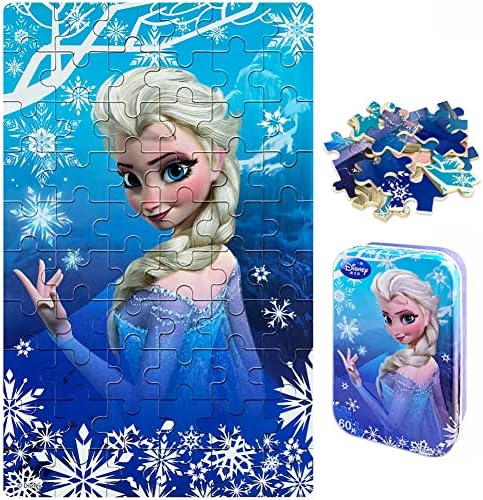 NEILDEN Disney Frozen Elsa Puzzle 60 Piece Jigsaw Puzzle for Kids Ages ...