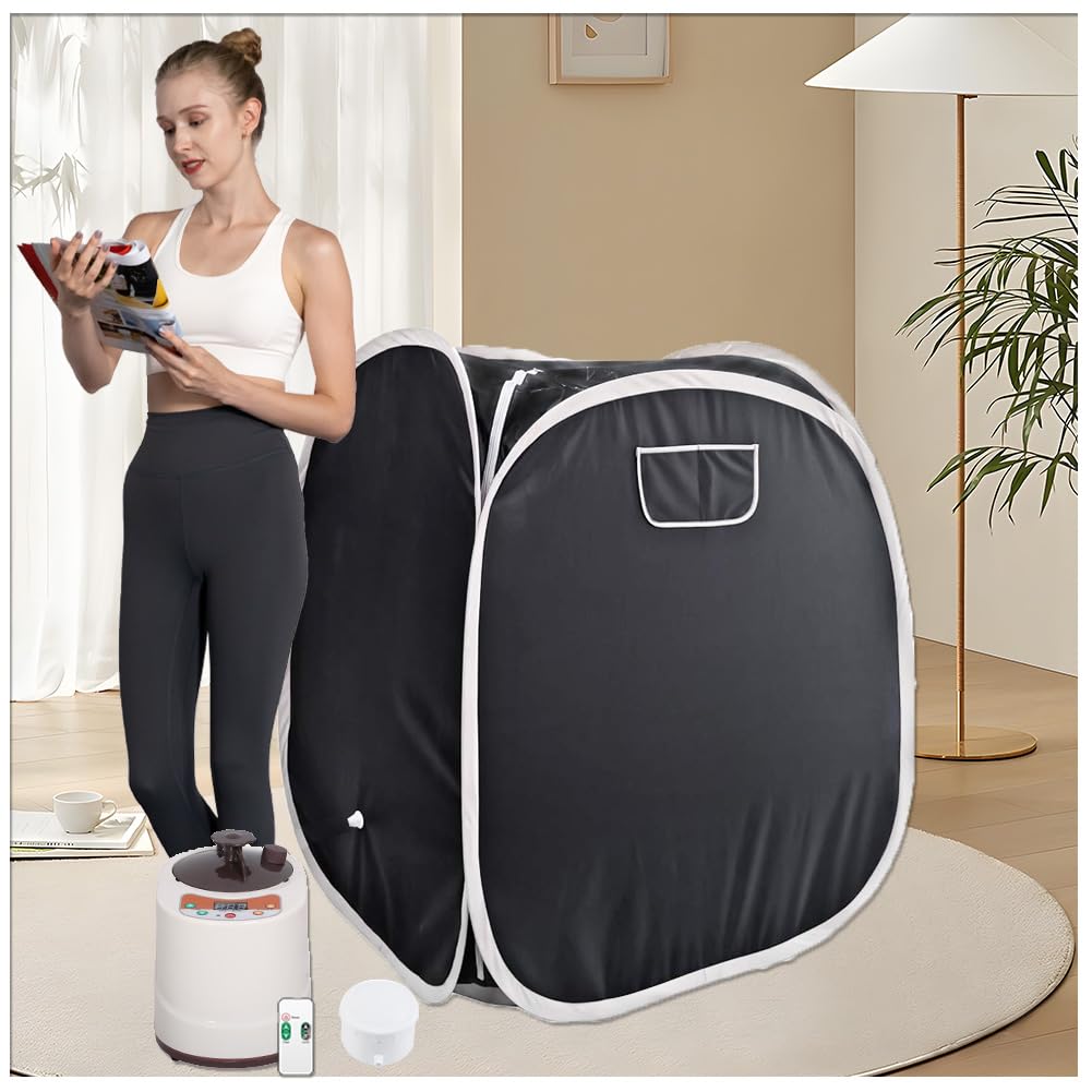 Smartmak Portable Steam Sauna, Personal Home Sauna Full Body Spa for ...