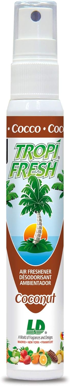 TROPIFRESH PUMP AIR FRESHENER - 60ML - COCONUT SCENTED: Amazon.co.uk ...