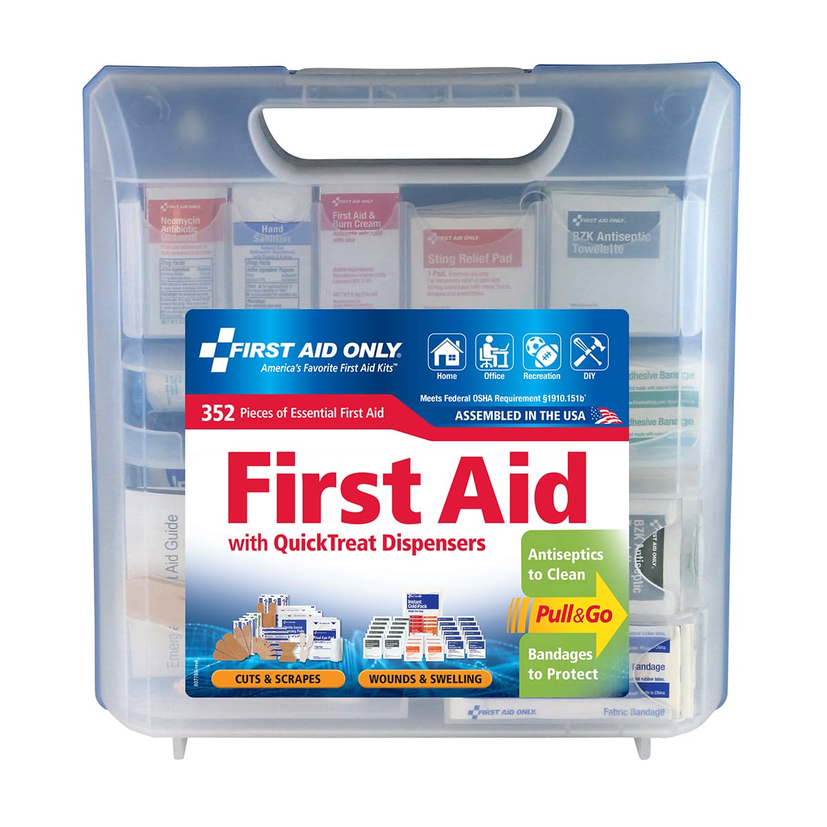 Mua First Aid Only 91268 QuickTreat Dispenser Emergency First Aid Kit ...
