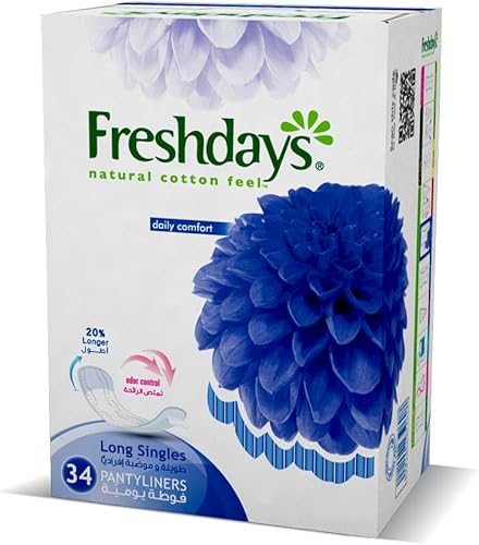 Freshdays Daily liners Long Singles 34 pads price in UAE | Amazon UAE ...