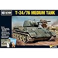 Amazon.com: Bolt Action T34/76 Medium Tank 1:56 WWII Military Wargaming Figures Plastic Model ...
