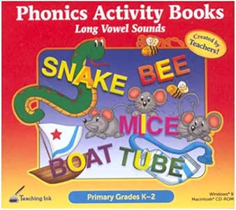 Amazon.com: Phonics Activity Books - Long Vowel Sounds (Grades K-2)