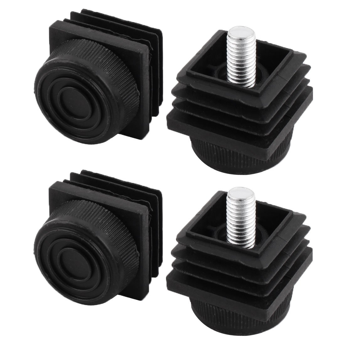 Mua uxcell Tube Inserts Leveling Foot Square Table Adjustable Leveling ...