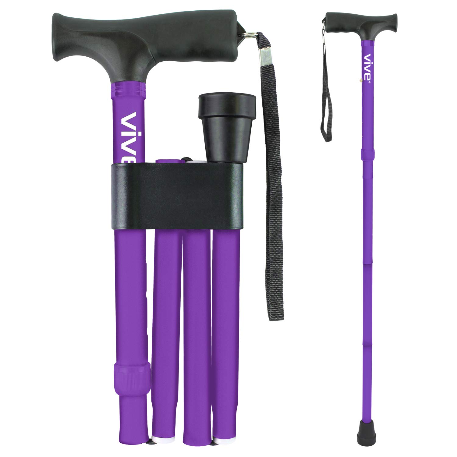 Amazon.com: go2buy Folding Cane Walking Cane for Men & Women ...