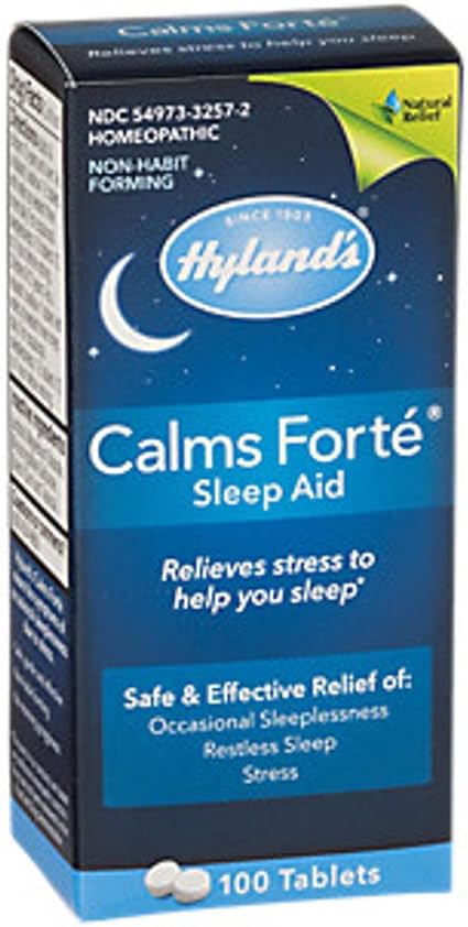 Hyland's Calms forte Tablets 100C 100 count: Amazon.ca: Health ...