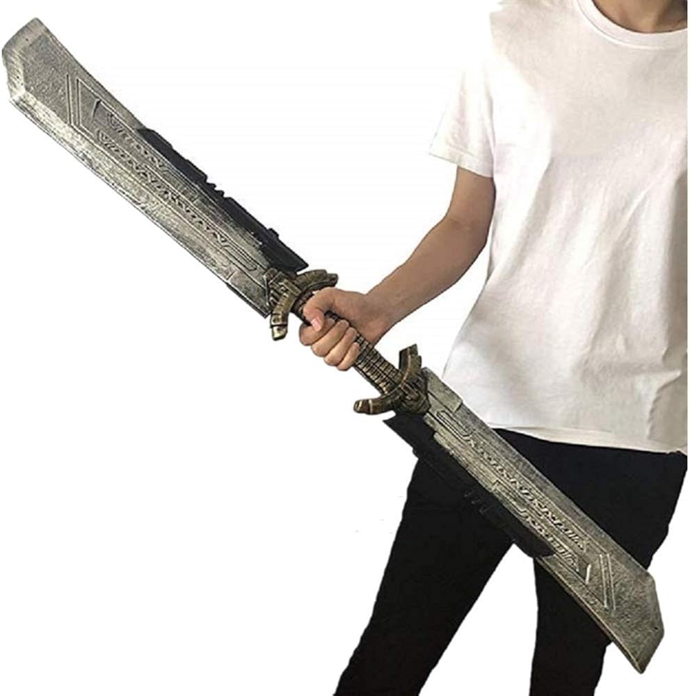 Amazon.com: damdos Halloween Prop Thanos Sword Cosplay Props 42.5 inch ...