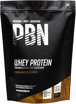 PBN Whey Protein Powder 1kg Chocolate Hazelnut: Amazon.co.uk: Health ...