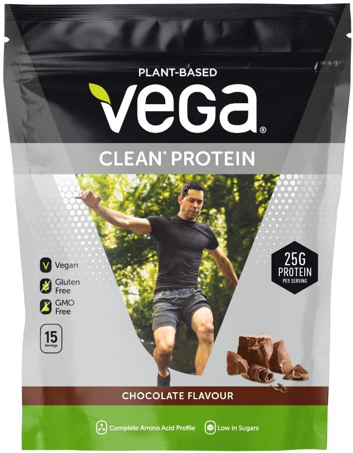 Vega Clean Protein Plant Based Protein Powder Chocolate Pouch 555g ...