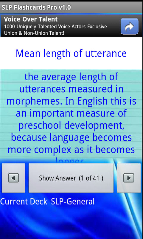 SLP Flashcards Pro:Amazon.com:Appstore for Android