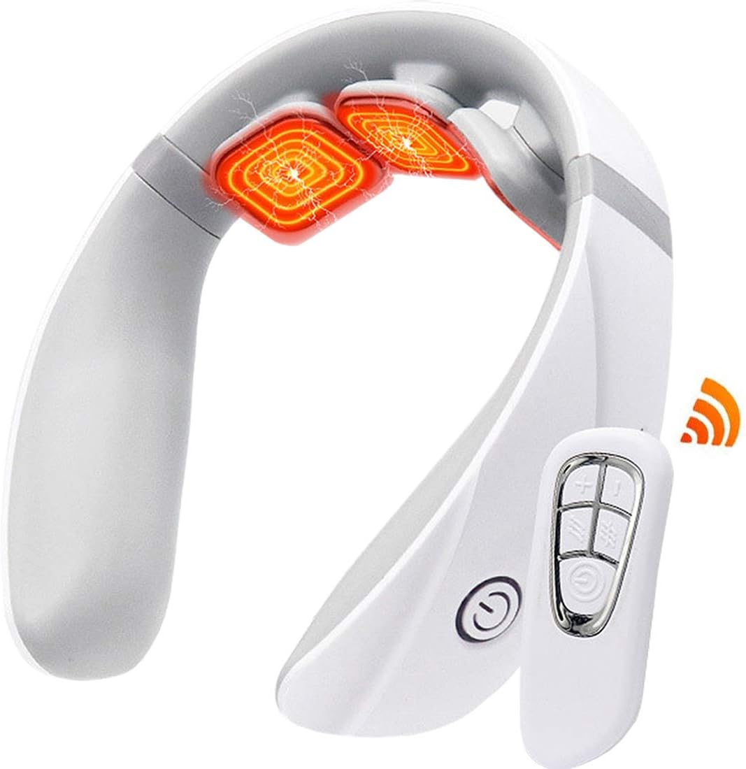 Intelligent Neck Massager – Electric Pulse Neck Massager with Heat ...