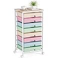 Amazon.com: Rolling Storage Cart, Rainbow Cart with 8 Drawers and ...