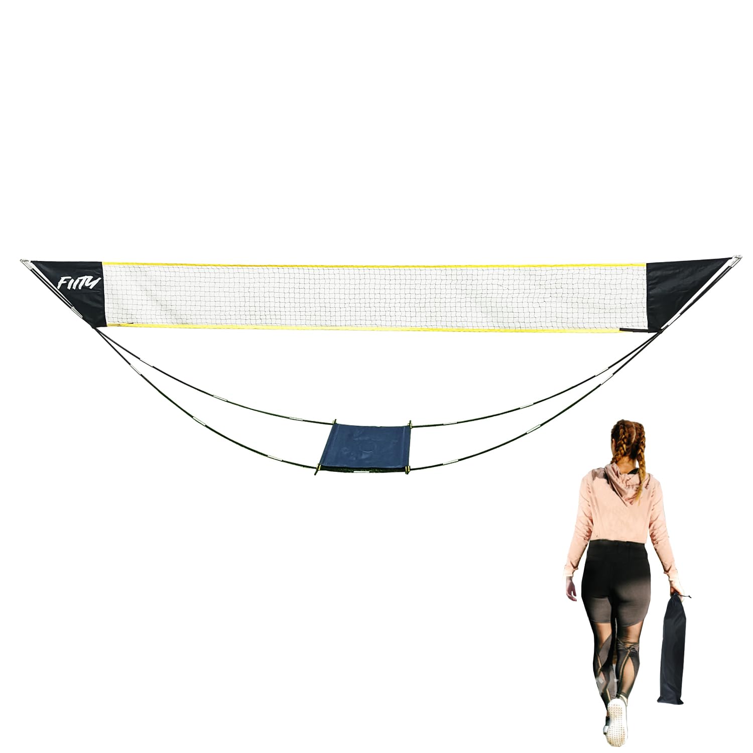 FIITY-Indoor & Outdoor-Mini Portable Pickleball Net, Easy Setup for ...