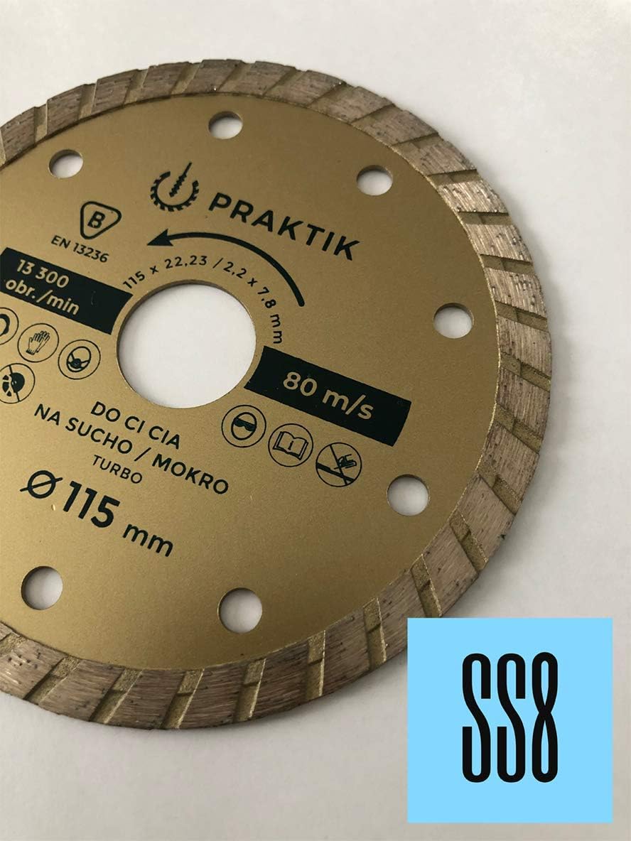 4.5” 115mm Diamond Cutting Disc Blade Cutter Angle Grinder Brick Stone ...