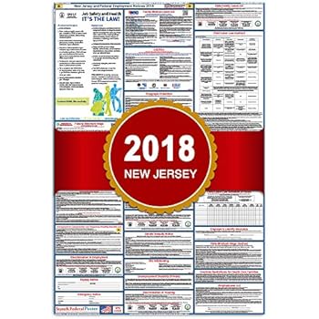 Amazon.com : 2018 New Jersey State and Federal Labor Law Poster ...