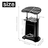 bimiti Podium Stand with Wheels Mobile Height Adjustable Church ...