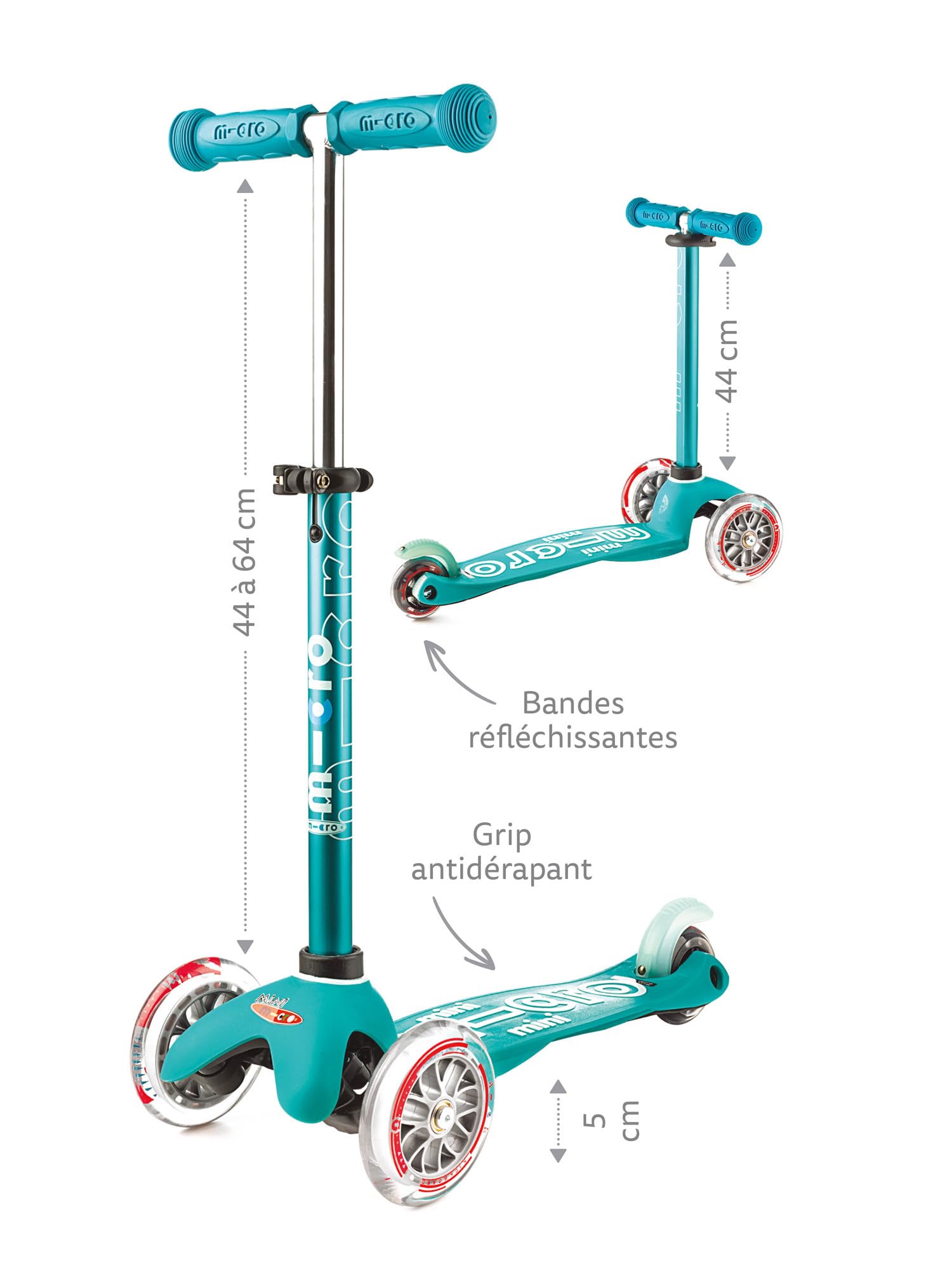 Mua Micro Kickboard - Mini Deluxe - Three Wheeled, Lean-to-Steer Swiss ...