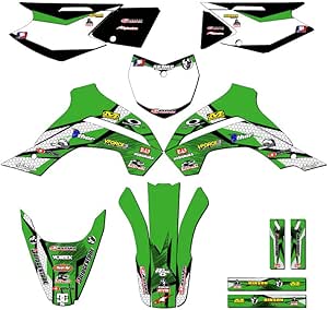 Amazon.com: 2021-2022 KLX 140R/RL Podium Green Senge Graphics Complete ...