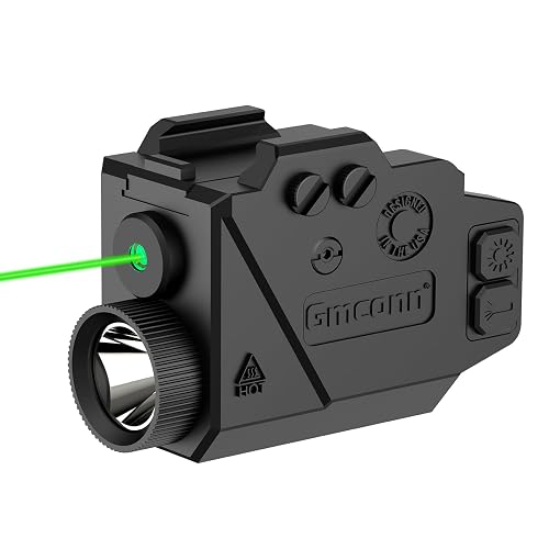 Gmconn 800 Lumens Tactical Flashlight Green Red Blue Laser Light Combo ...