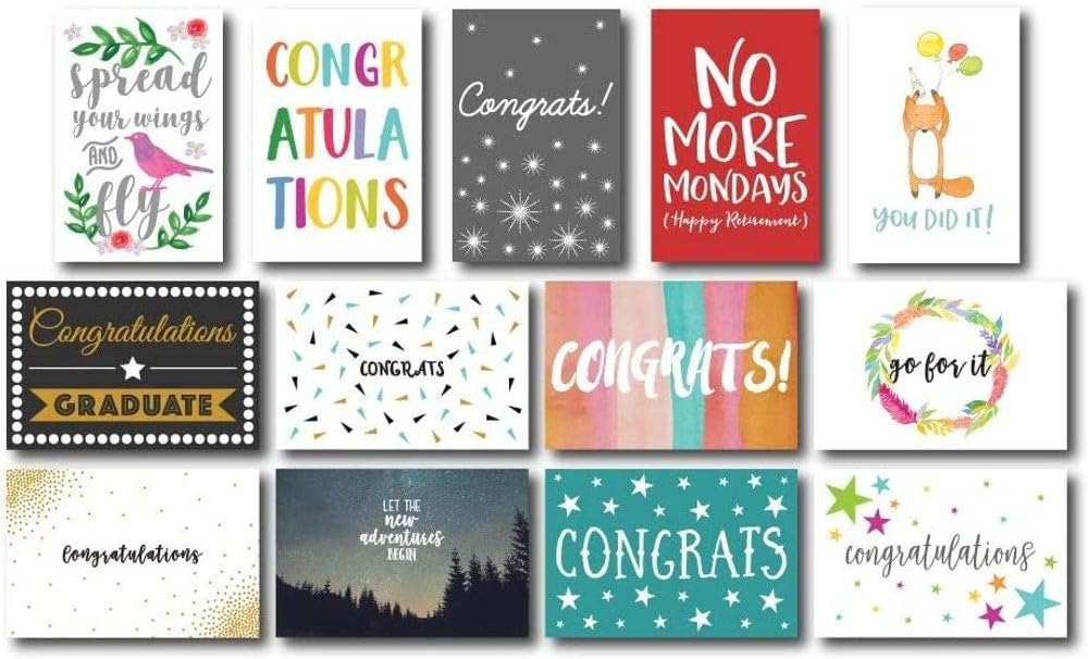 36 Pack Assorted All Occasion Greeting Cards – Includes Assorted ...