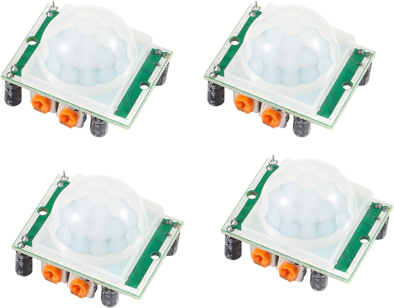 ALAMSCN 4PCS HC-SR501 Human Body Sensor Module Pyroelectric Infrared ...