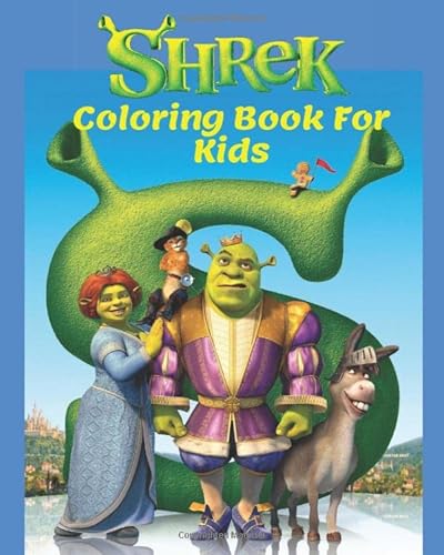 Shrek Coloring Book For Kids: A Great Shrek Coloring Pages for Children ...