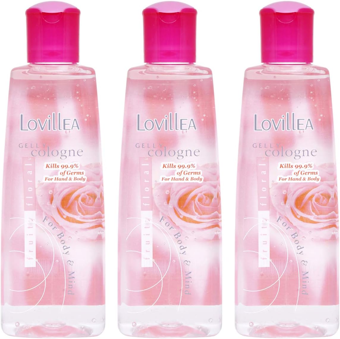 Gelly Cologne Fruity Floral by Lovillea for Women - Eau de Cologne ...