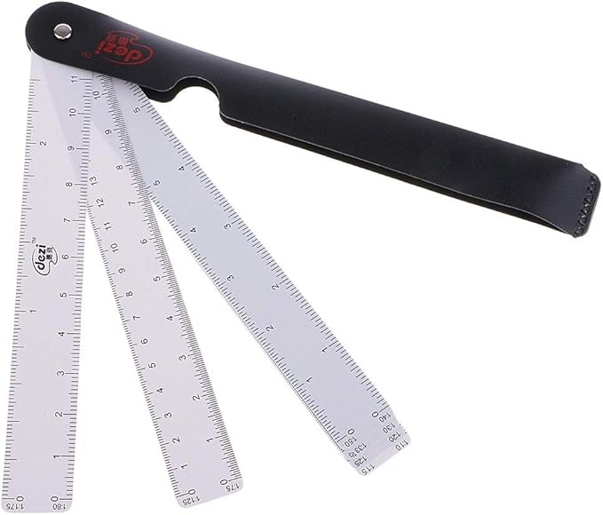 Mariisay Regla Profesional De 6 Pliegues Chic Regla Plegable Escala ...