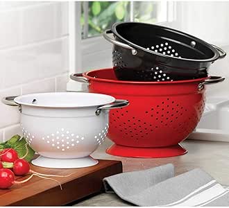 Amazon.com: MIU 3-piece Colander Set: Kitchen & Dining