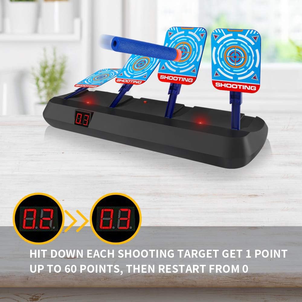 Blasland Electronic Nerf Target for Nerf Guns, Target Set with 20 Pcs ...