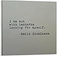 Amazon.com: FNWERT Emily Dickinson Poetry Quote Poster,Typewriter Art ...