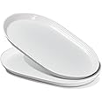 Amazon.com | ONEMORE 16 Inch Ceramic Serving Plates for Entertaining ...