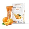 Amazon.com: FAST BOOST Energy & Hydration Drink Mix - Orange | Sugar ...