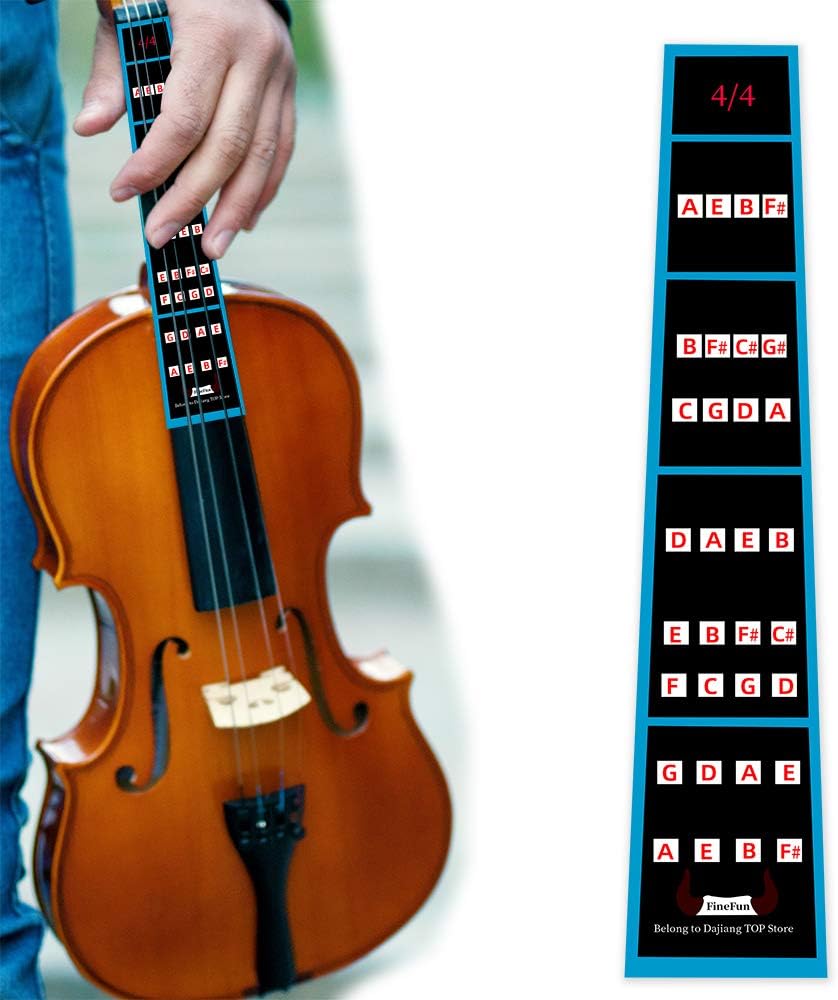 Gu a De Dedo Para Viol n FineFun Pegatina Para Tabla De Dedos Tama o 4