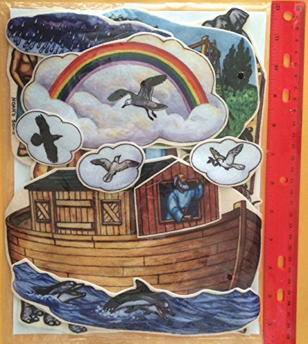 Noah's Ark Bible Felt Figures For Flannel Board Stories Noah Animals ...